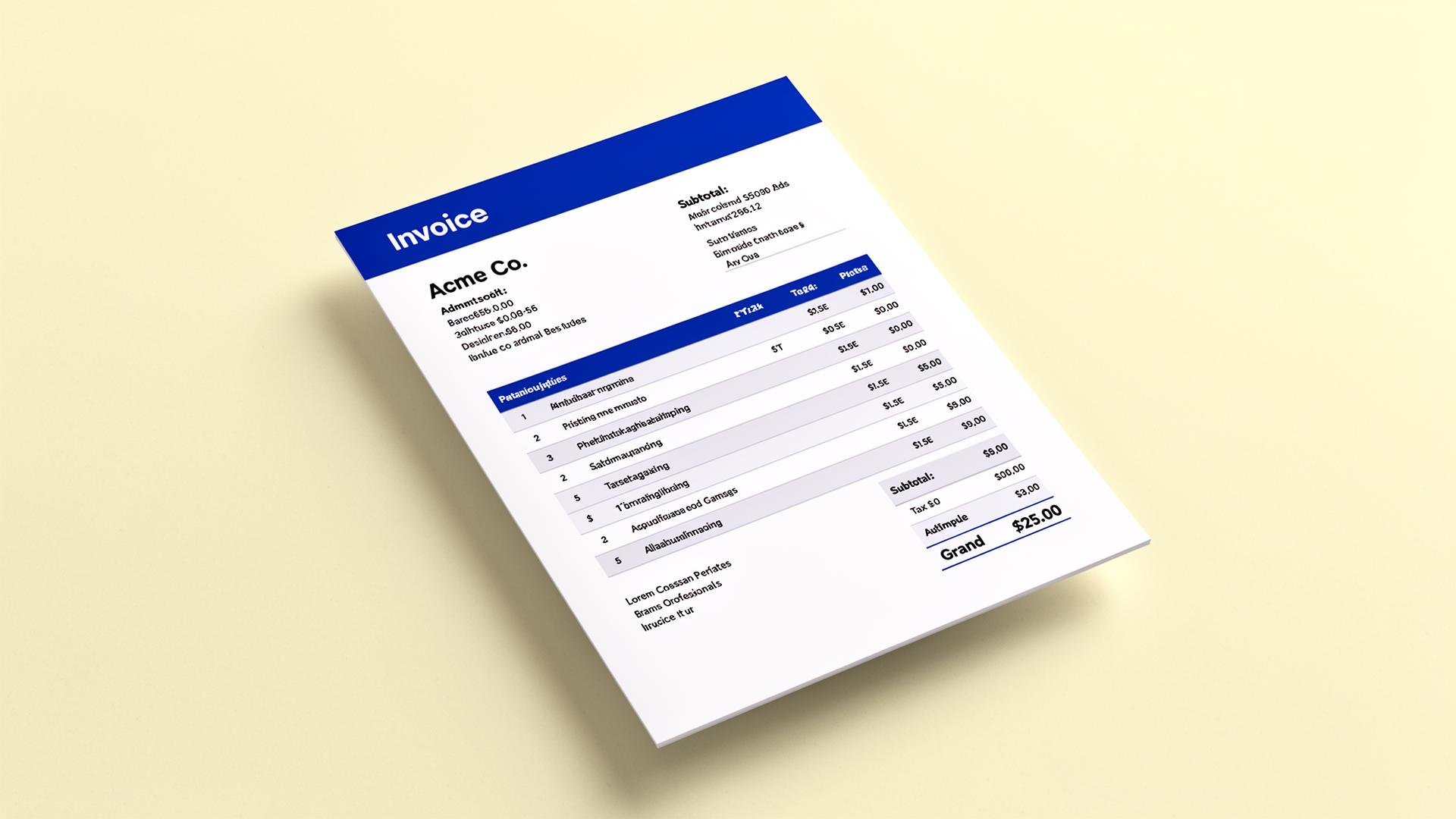 How to Choose the Right Invoice Template for Your Business ...